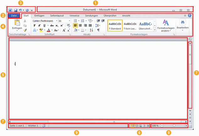 Microsoft Word 2010 - Übersicht - Sebi-IT